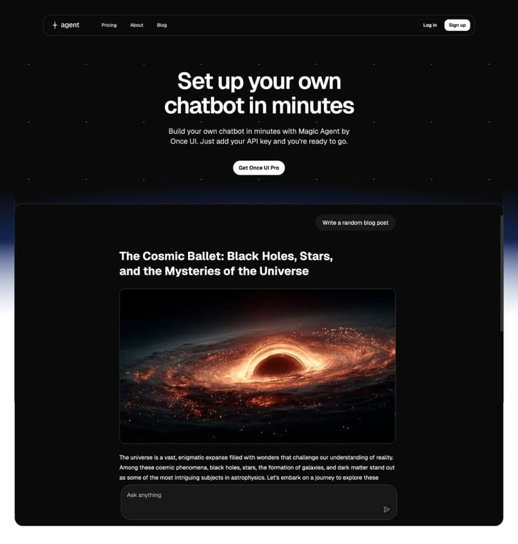 Once UI: The open-source design system for indie creators