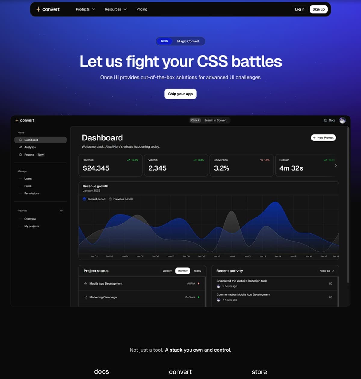 Once UI: The open-source design system for indie creators