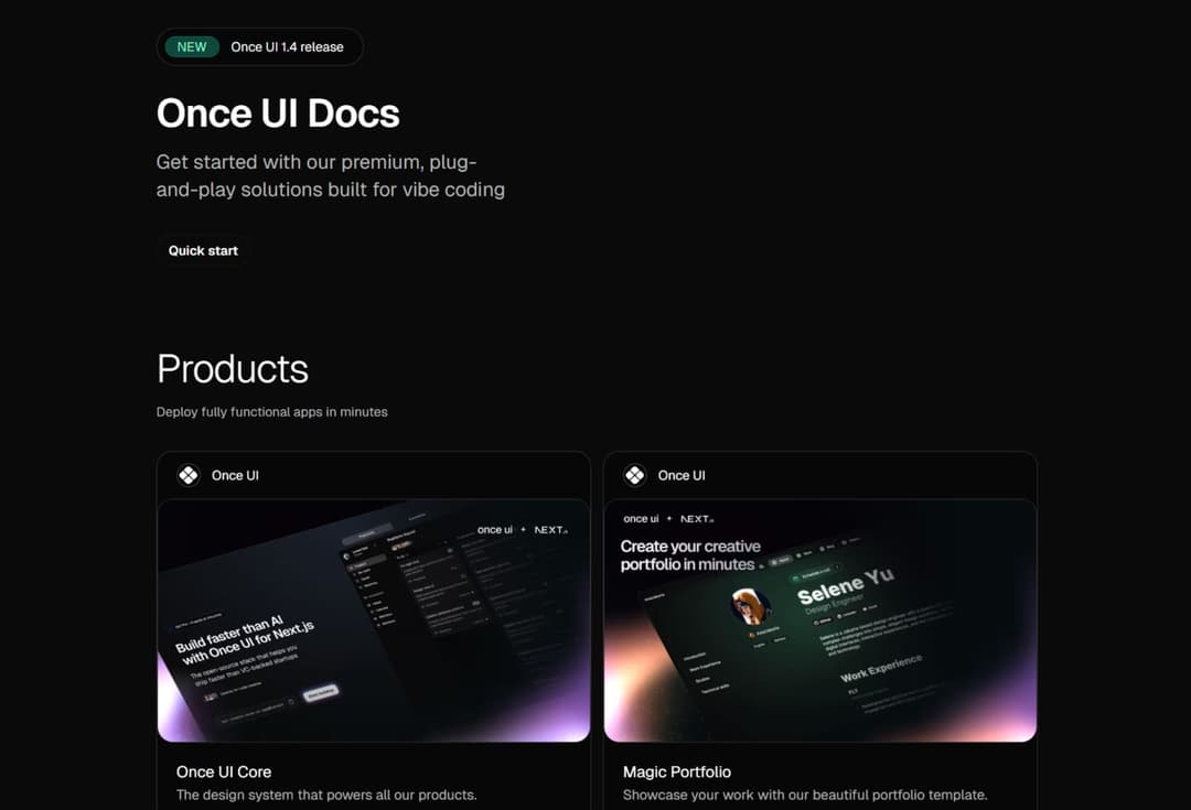 Magic Docs – Once UI