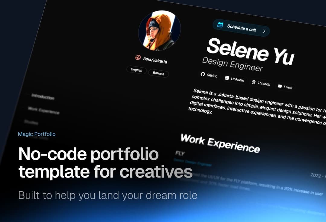 Magic Portfolio – Once UI