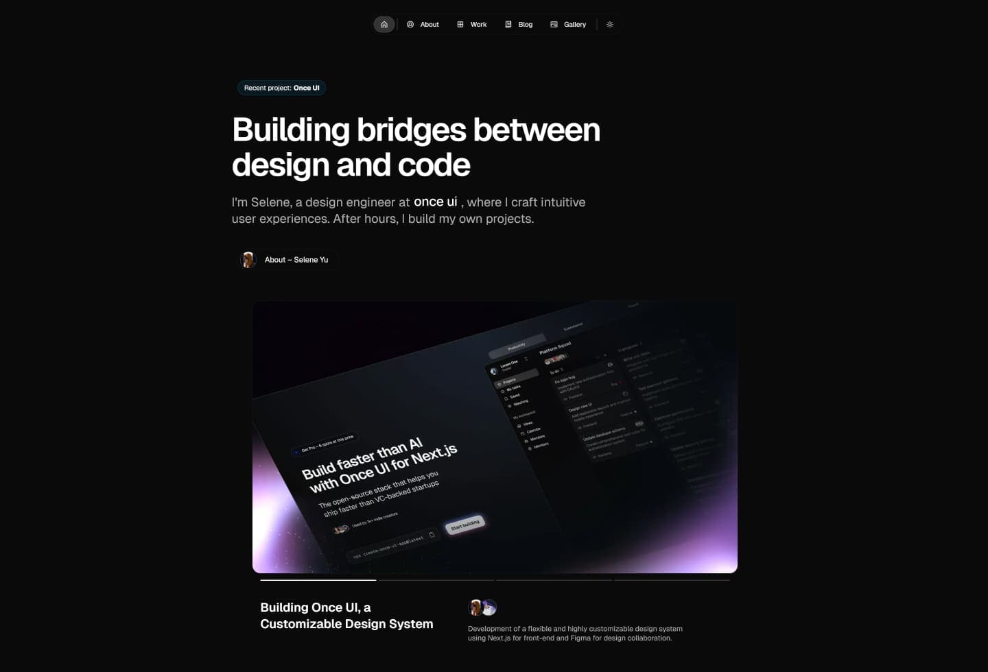 Magic Portfolio – Once UI