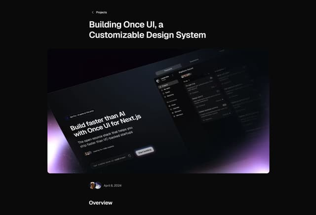 Magic Portfolio – Once UI