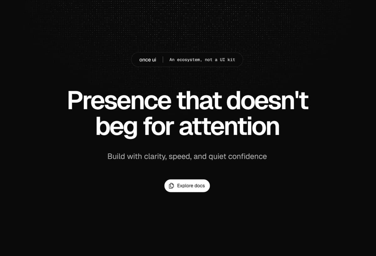 Once UI Core – Once UI